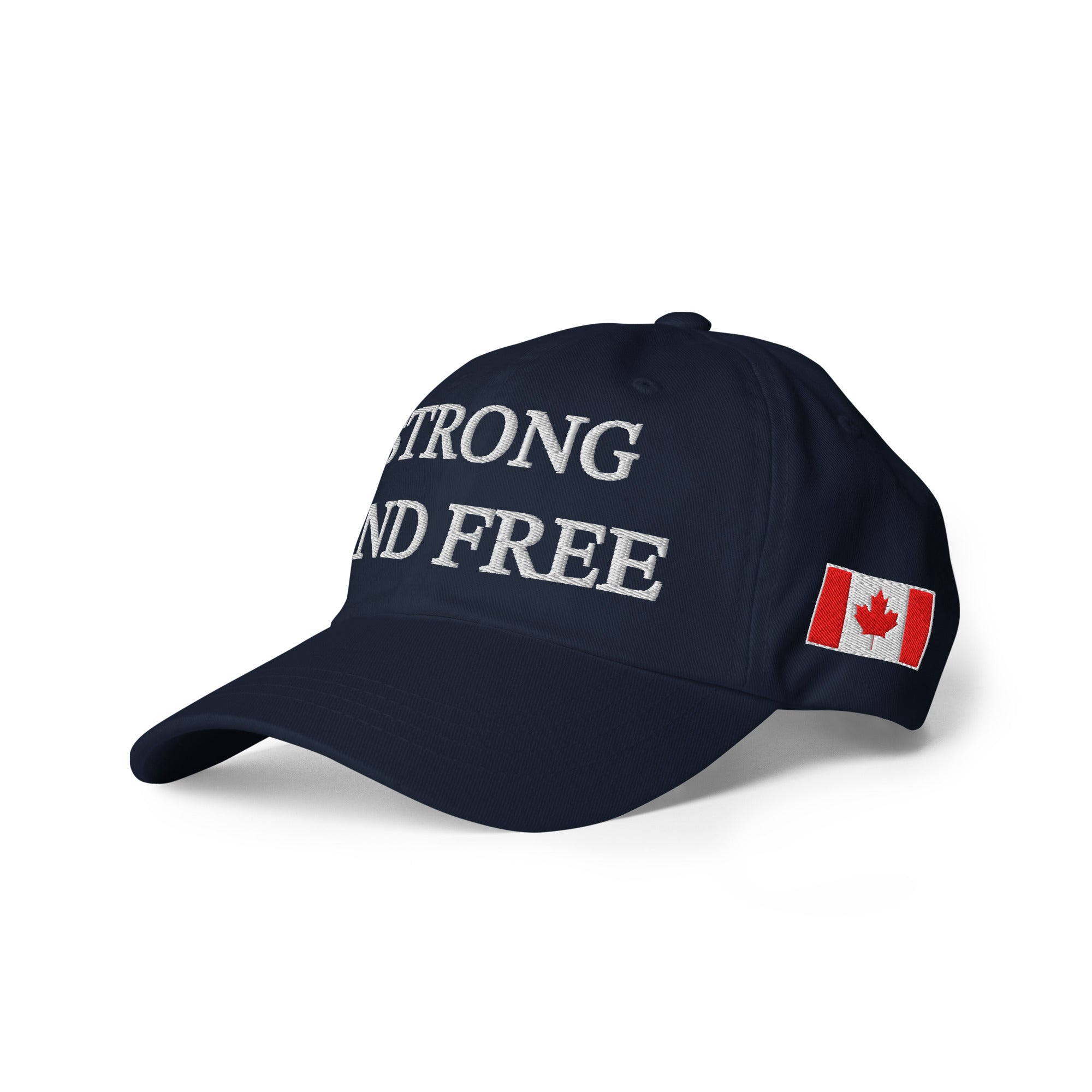 Made In Canada - Strong and Free Cap - Buckle Closure - Navy Blue
